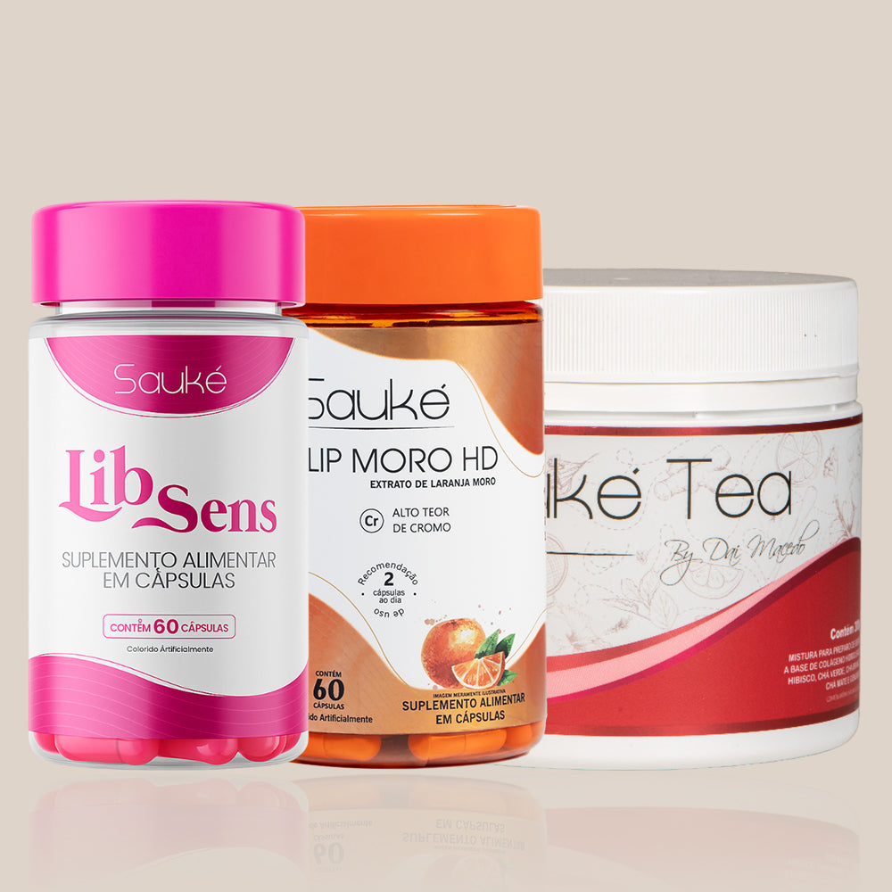 Kit LibSens + Lip Moro HD + Sauké Tea